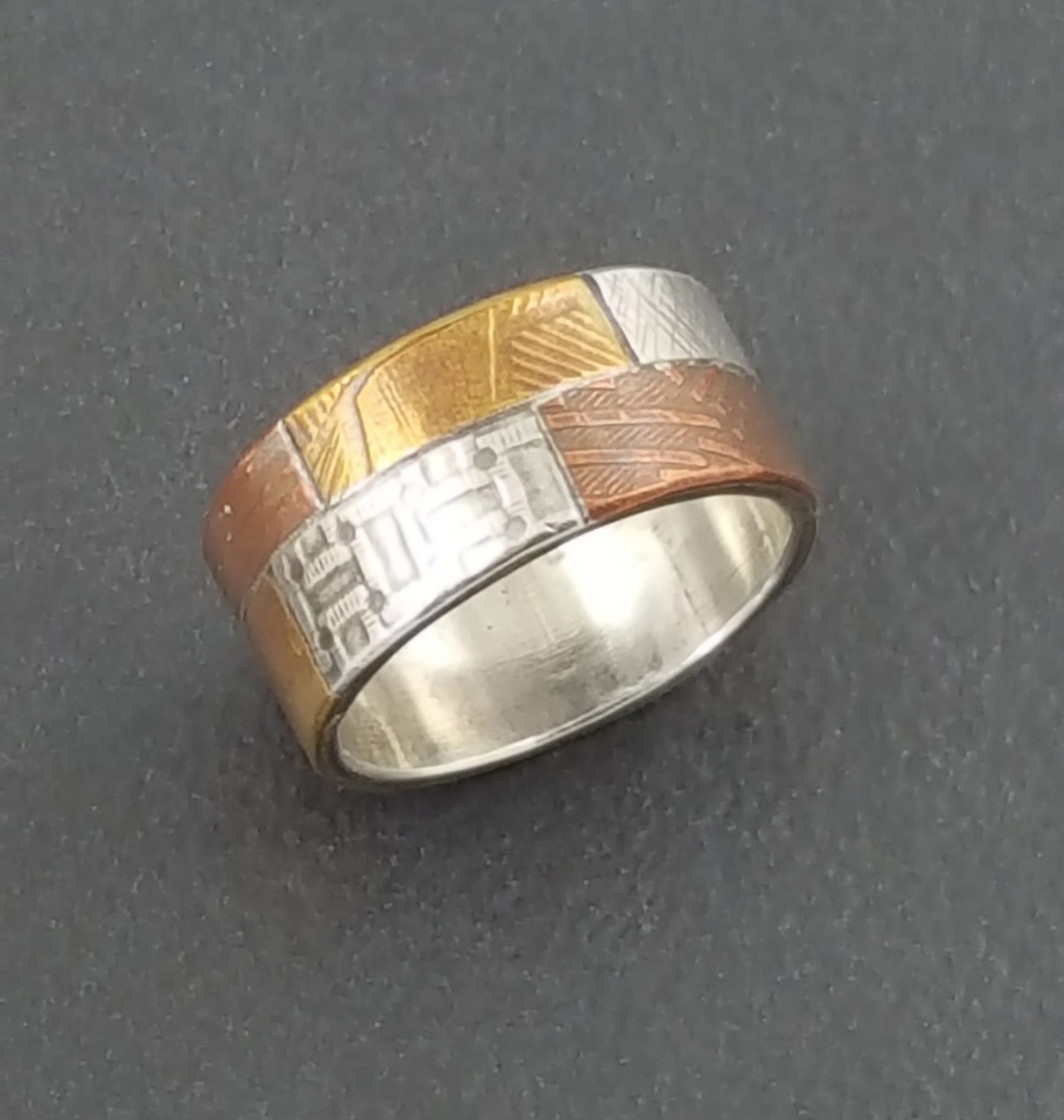 How to make a Patchwork Ring Band - Michele Grady Designs